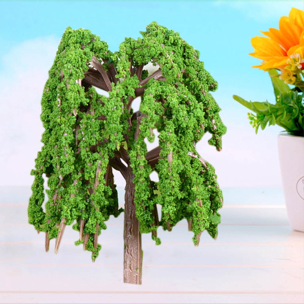 WASHWEPE Artificial Mini Tree Green 1Pcs 2.1x2.0x1.3in - Walmart.com