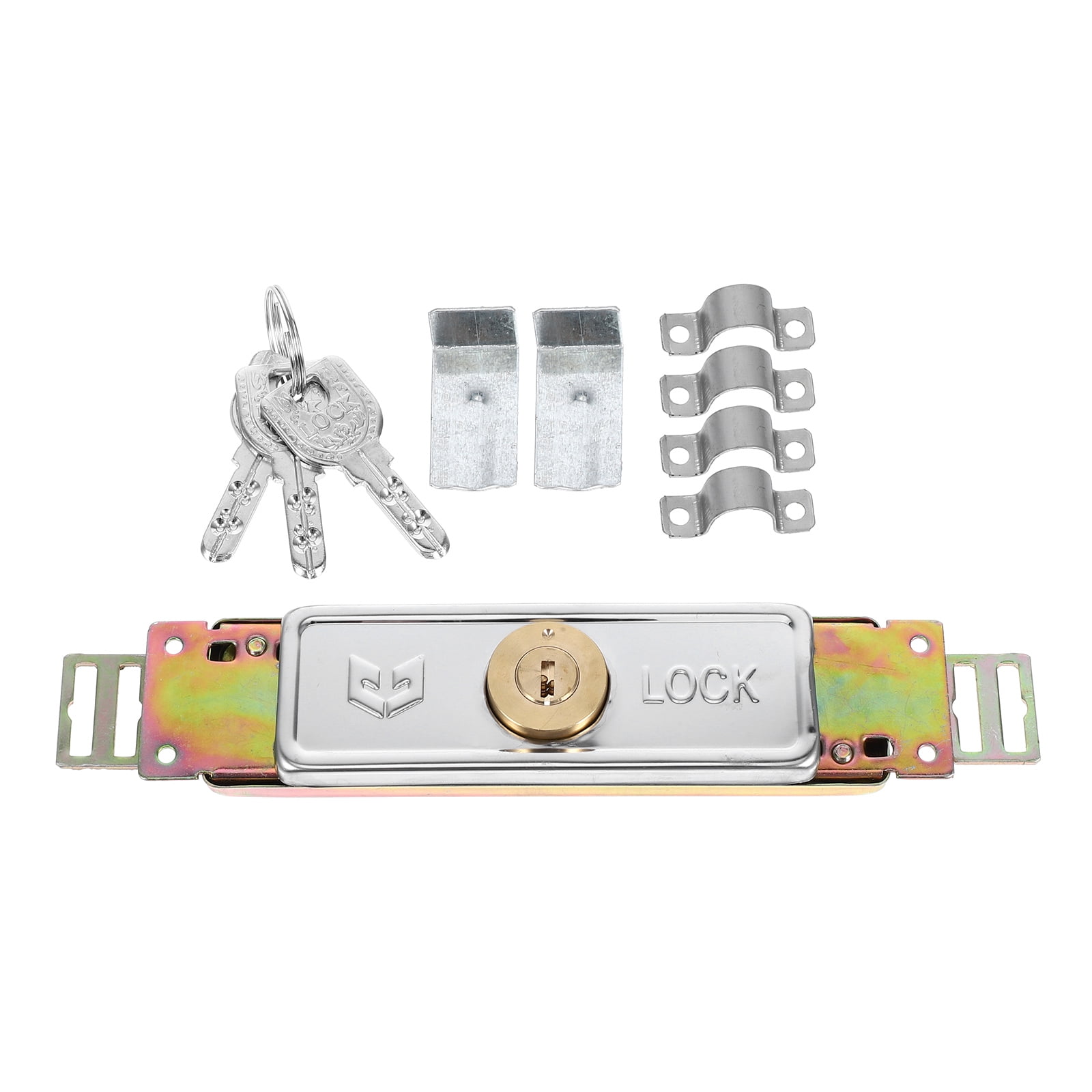 WASHWEPE Commercial Security Rolling Shutter Door Lock Copper 1 Set ...