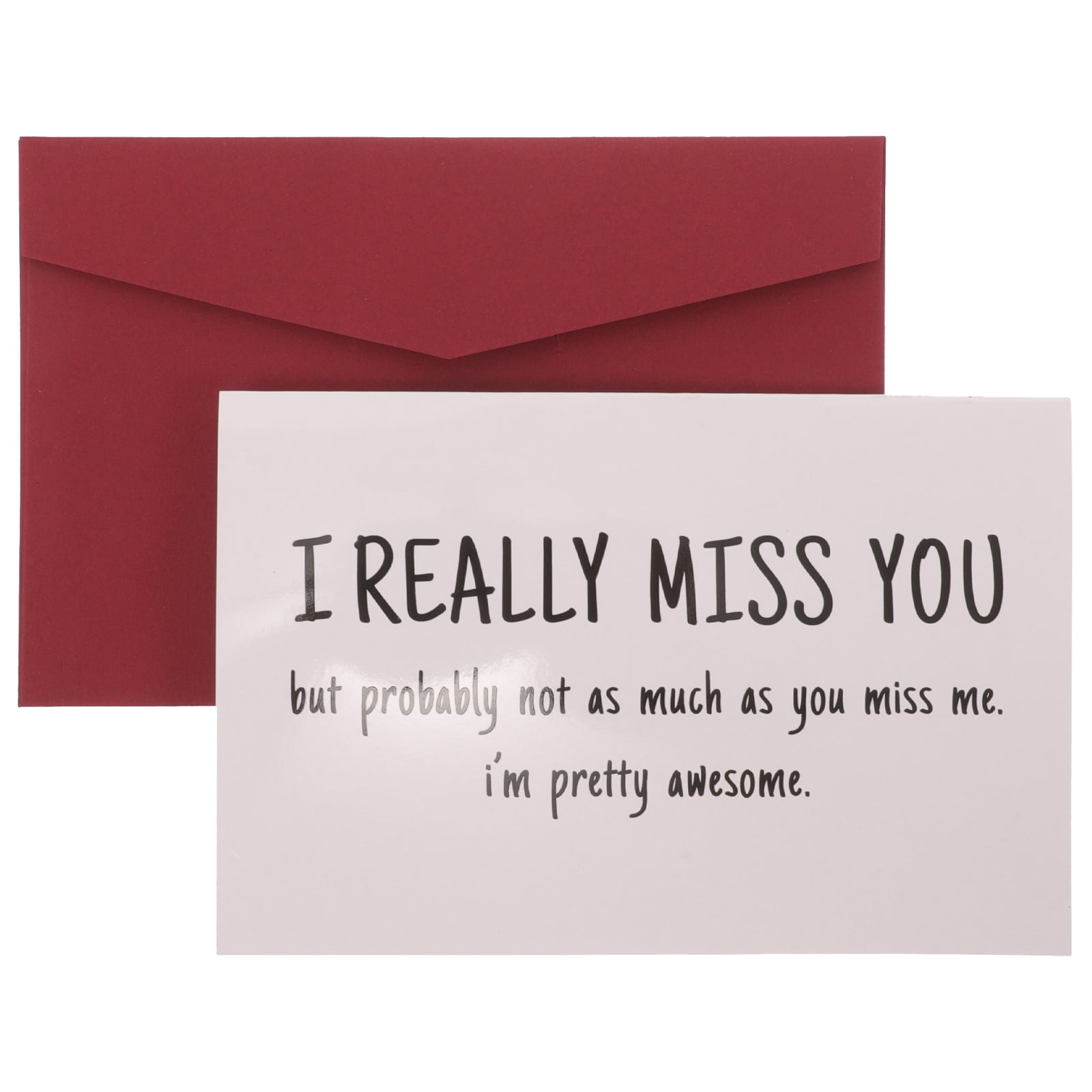 WASHWEPE Greeting Card Assorted Color 21.0x13.7x0.1in Paper Funny Words ...
