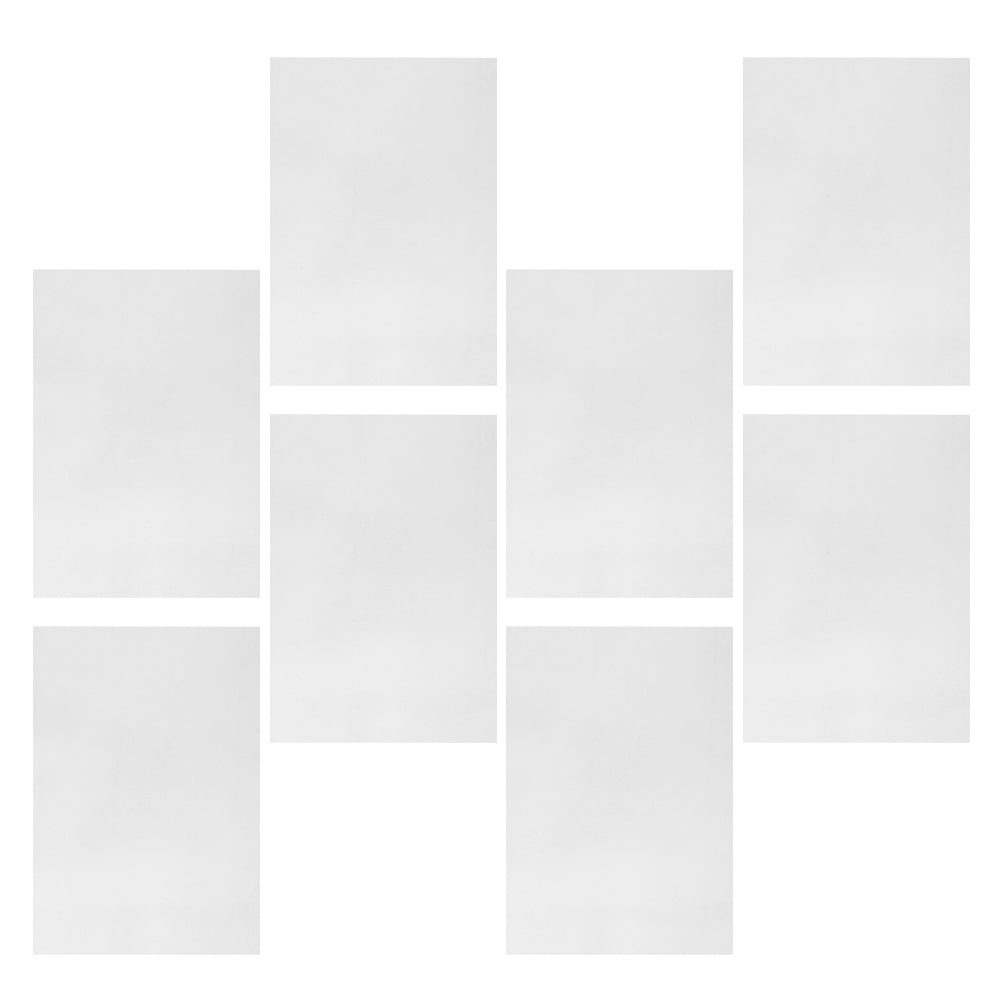WASHWEPE Heat Shrink Plastic Sheets Kit Transparent Professionals 8Pcs ...