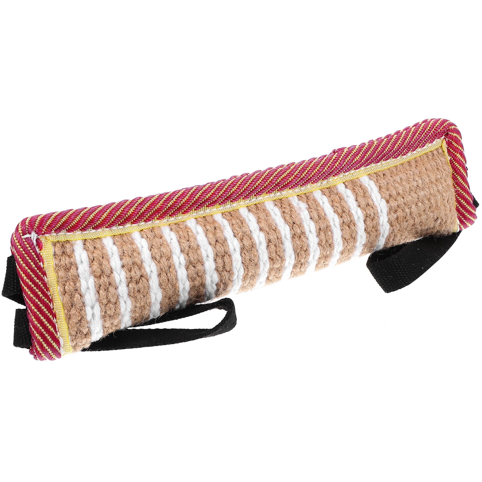 WASHWEPE Jute Dog Tug Toy Pet Molar Pillow for Bonding with Owners Wear ...