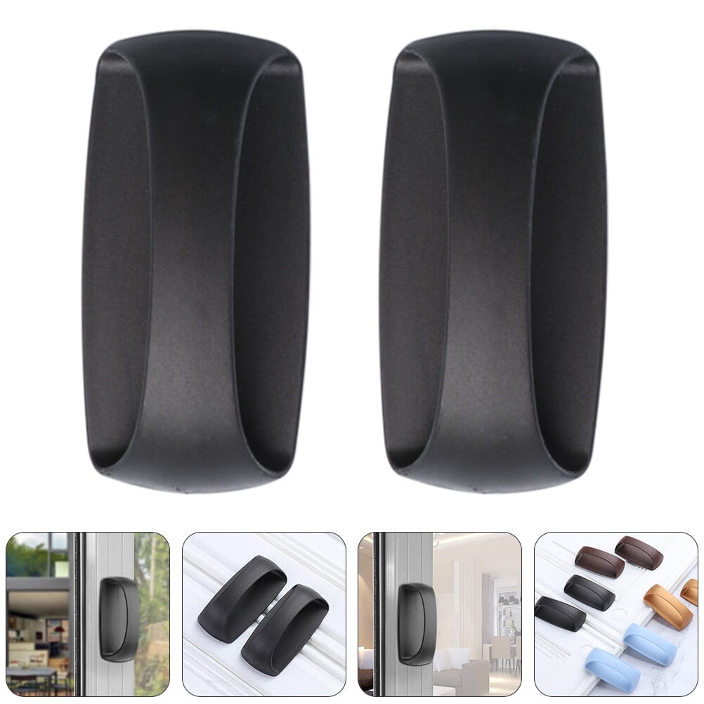 WASHWEPE Opening Window Handle Black Pvc 1 Pair For Homeowners ...