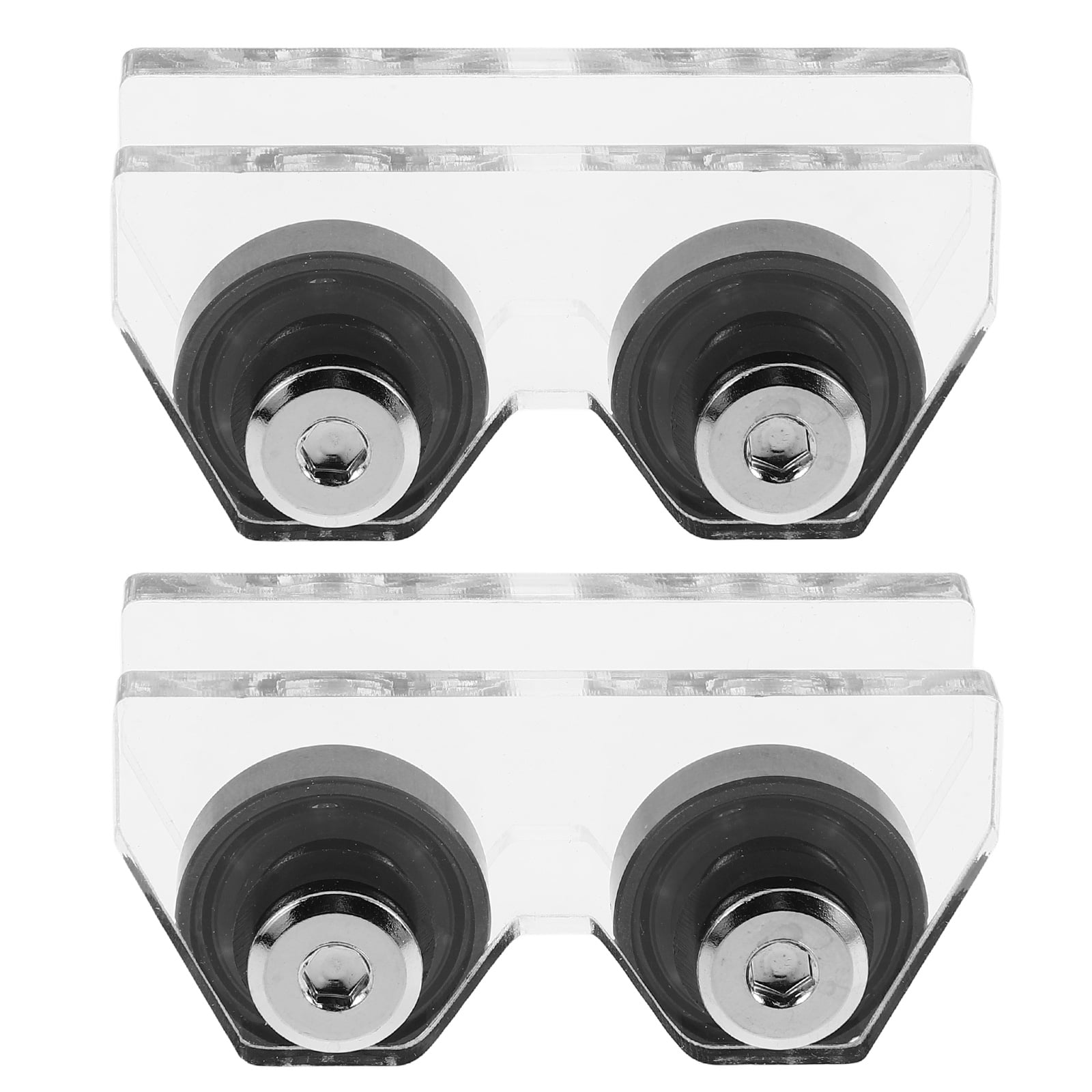 WASHWEPE Pool Shaper 2Set Black Acrylic Straightness Tester for High ...