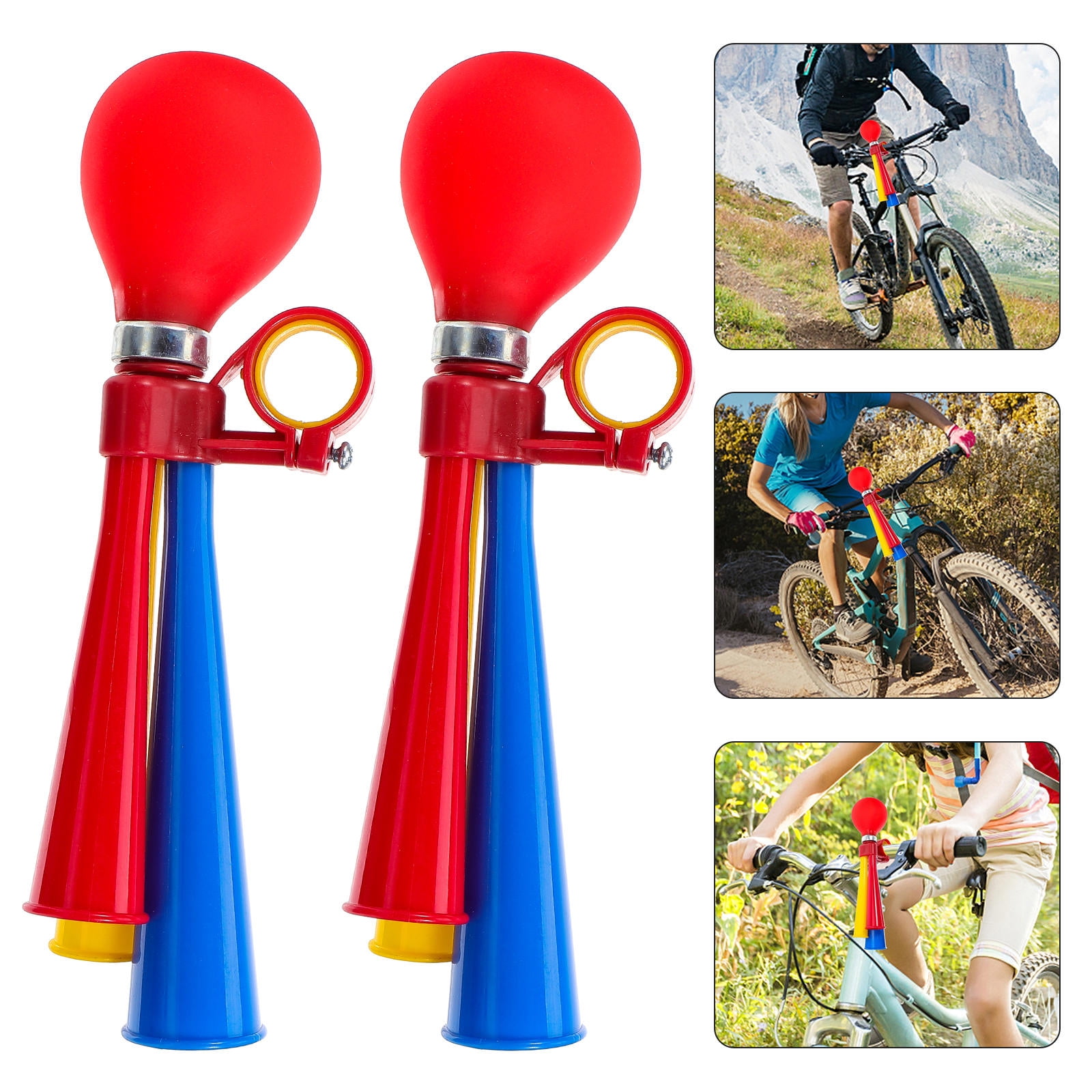 WASHWEPE Portable Bike Horn for Adults with Loud Clear Sound Made of ...
