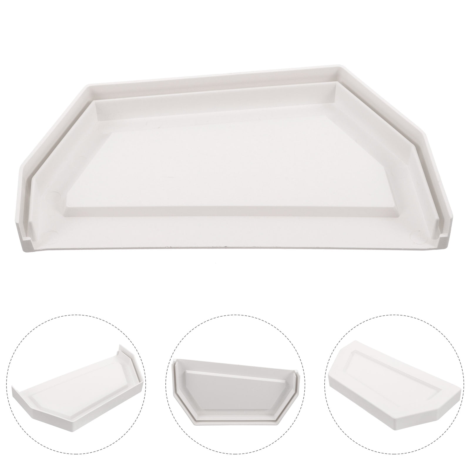 WASHWEPE Rain Gutter Downspout End Plug 1Pack PVC for Efficient ...