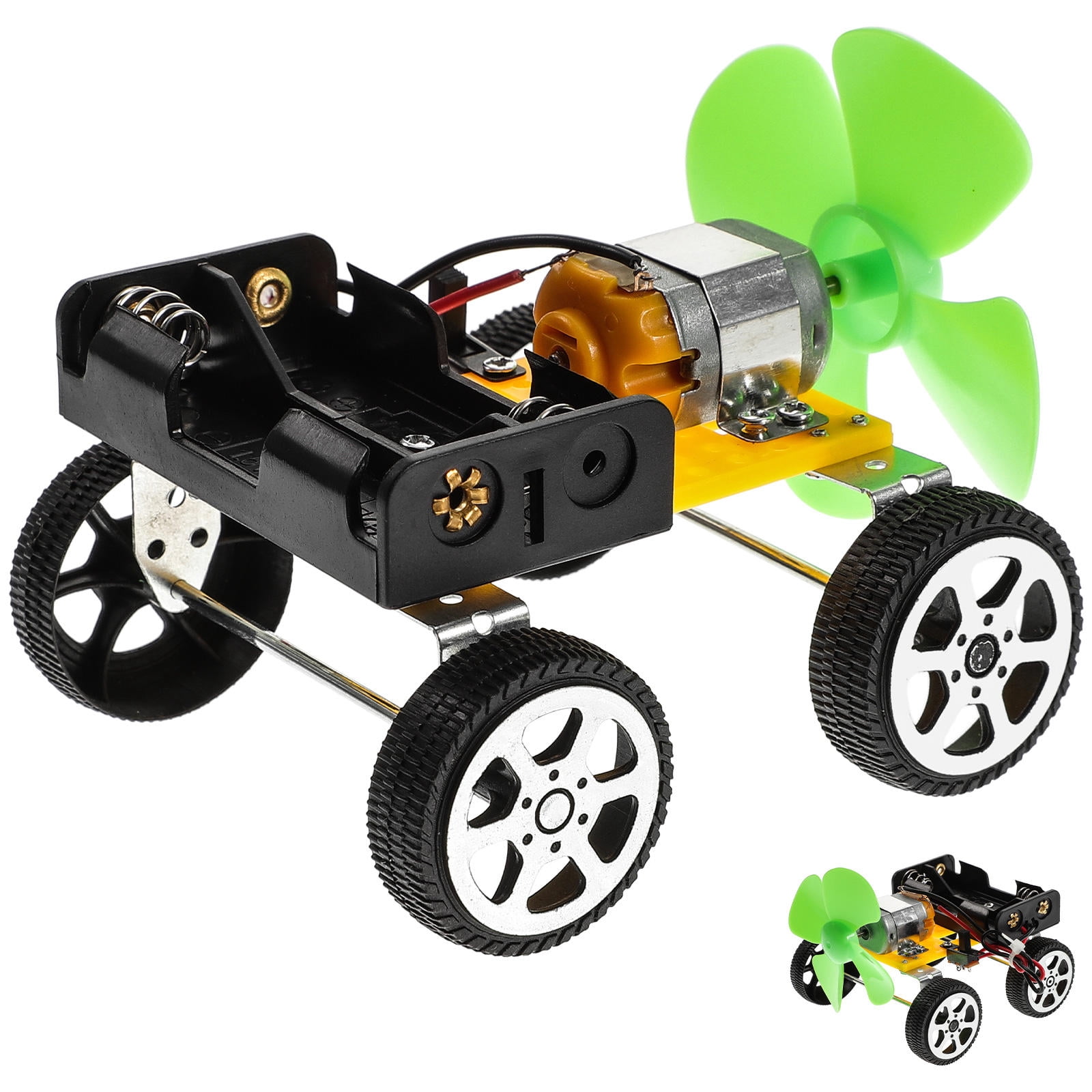 WASHWEPE Science Kits for Toddlers 1 Set Mini Air Fan Car Toy Multi ...