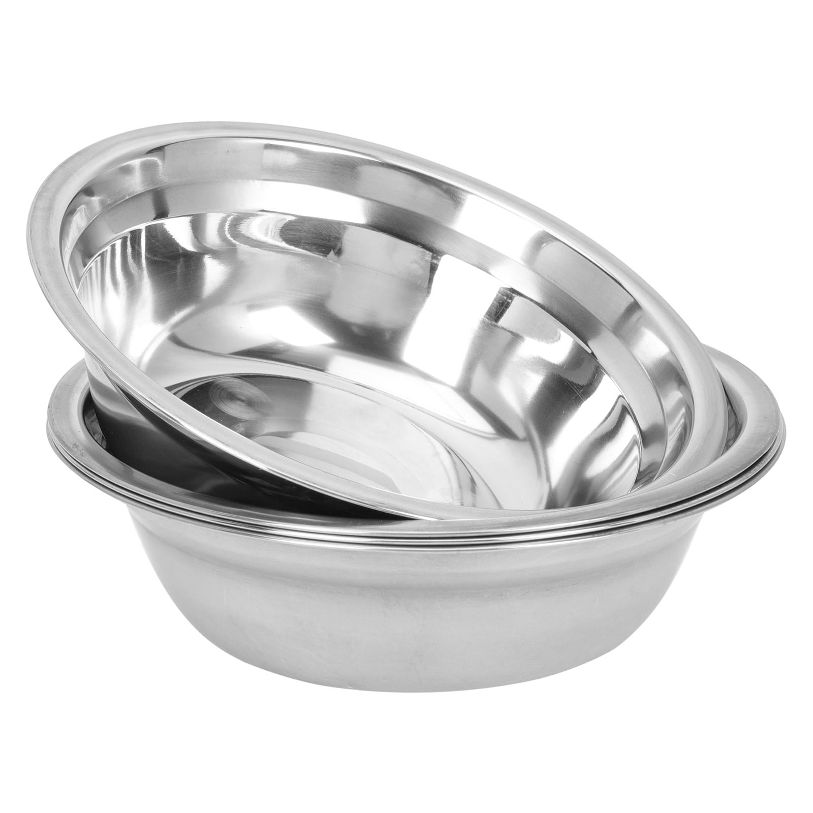 WASHWEPE Soup Basin Silver Round for Household Users with Food Storage ...
