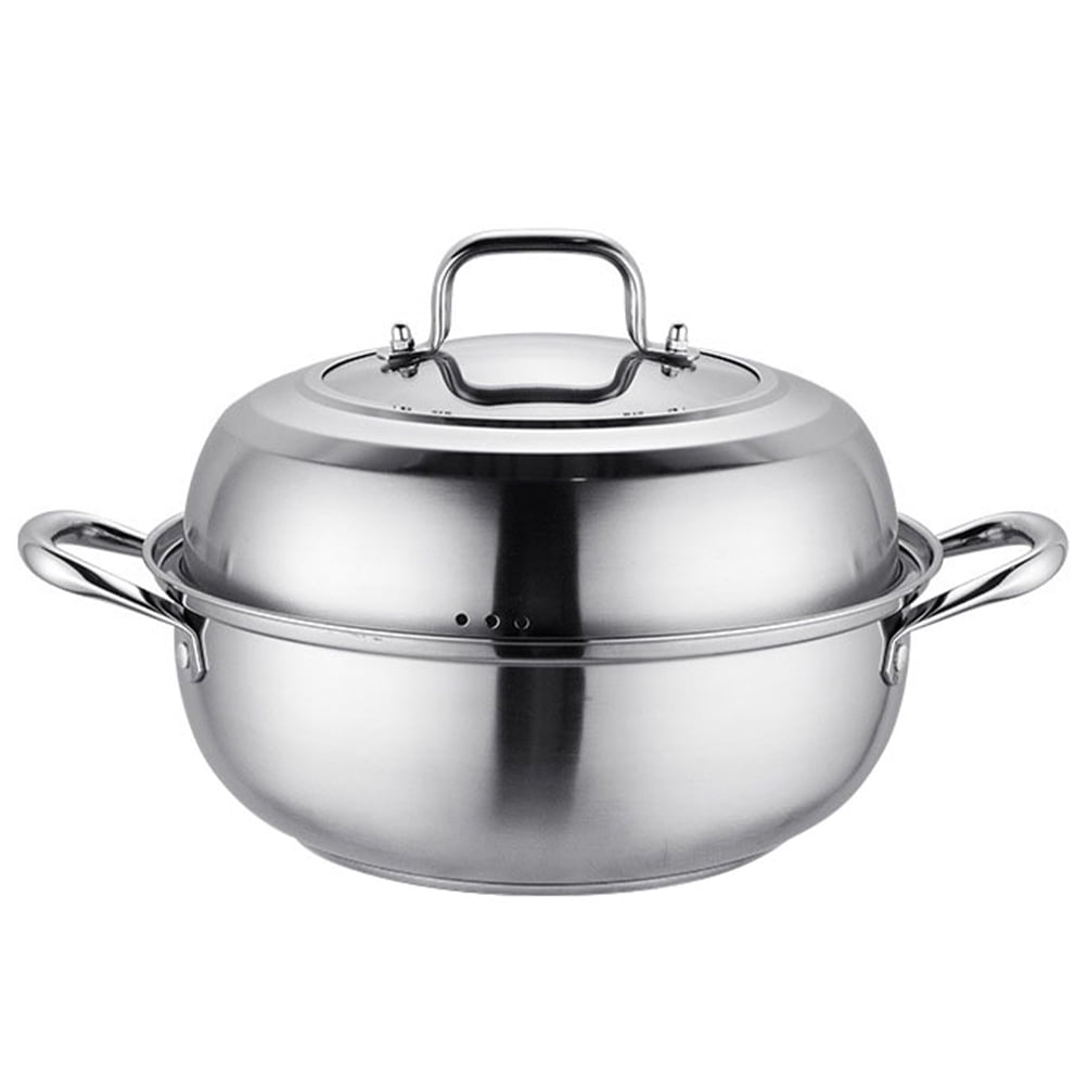 WASHWEPE Stainless Steel Steam Pot for Seafood with and Easy to Clean ...
