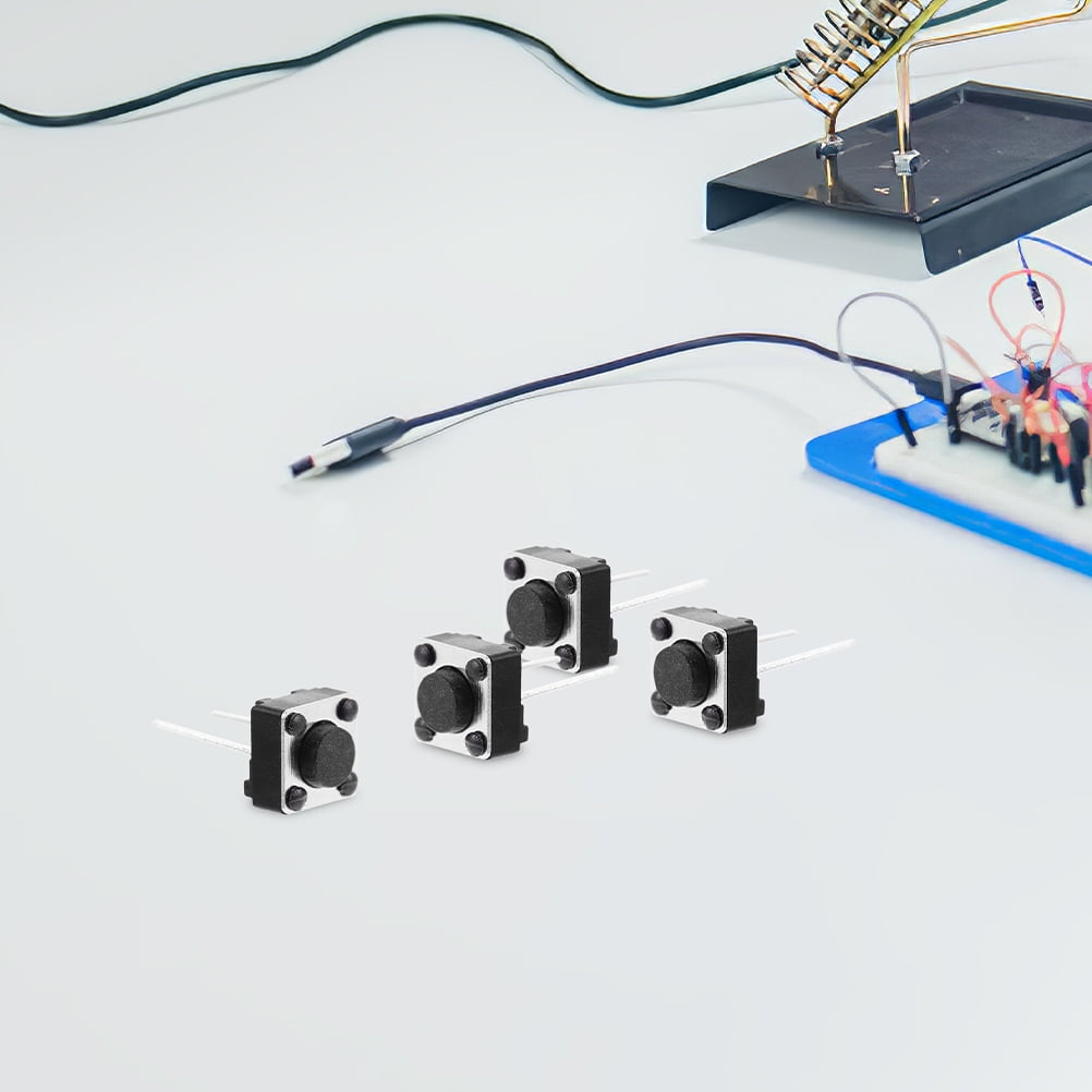 WASHWEPE Tactile Push Button Switch 100Set for Breadboard and PCB ...