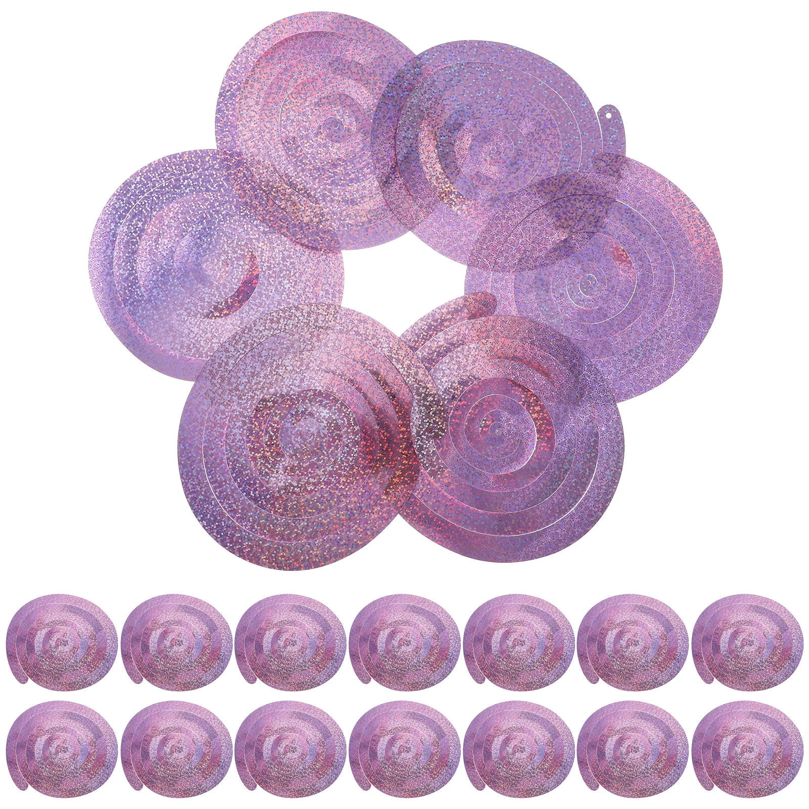 WASHWEPE Violet PVC Party Hanging Decor with Beautiful Color and Unique ...