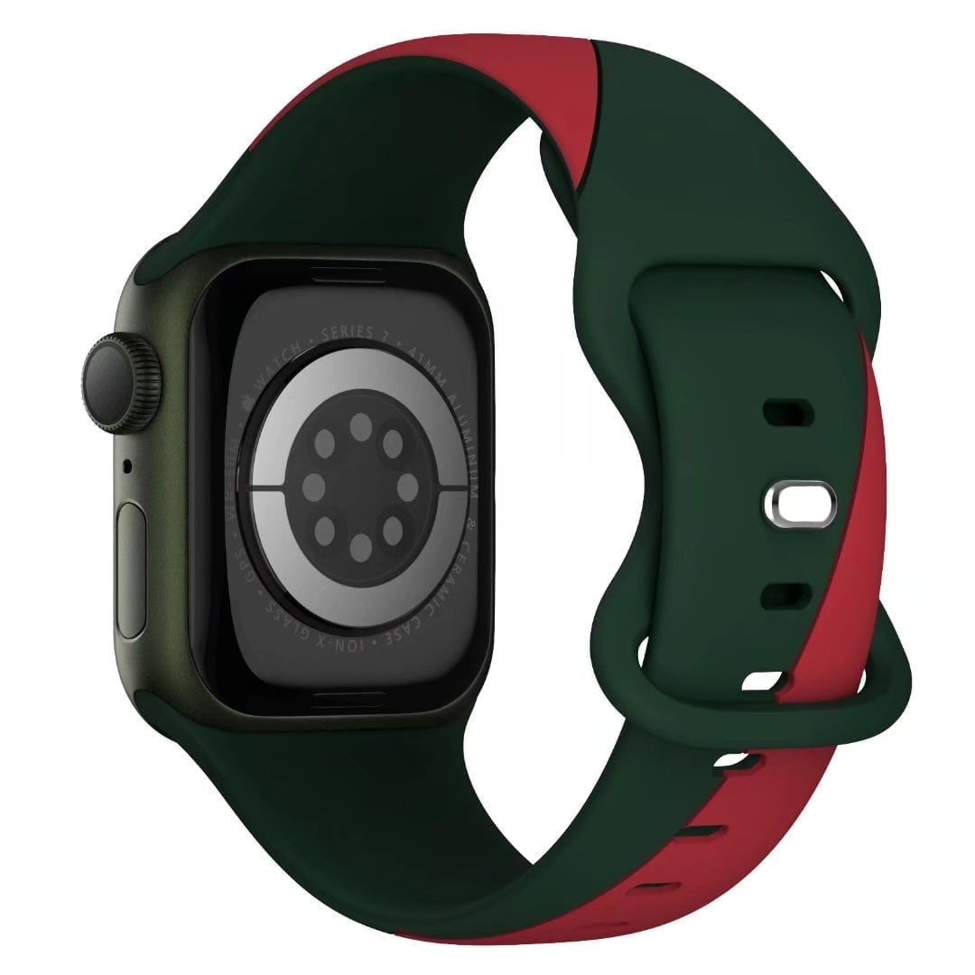 WASPO Apple Watch Series 7 Strap, Stitching Color Contrast Design ...