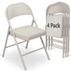 WASUHE 2 Pack Black Plastic Folding Chairs, Indoor Outdoor Portable ...