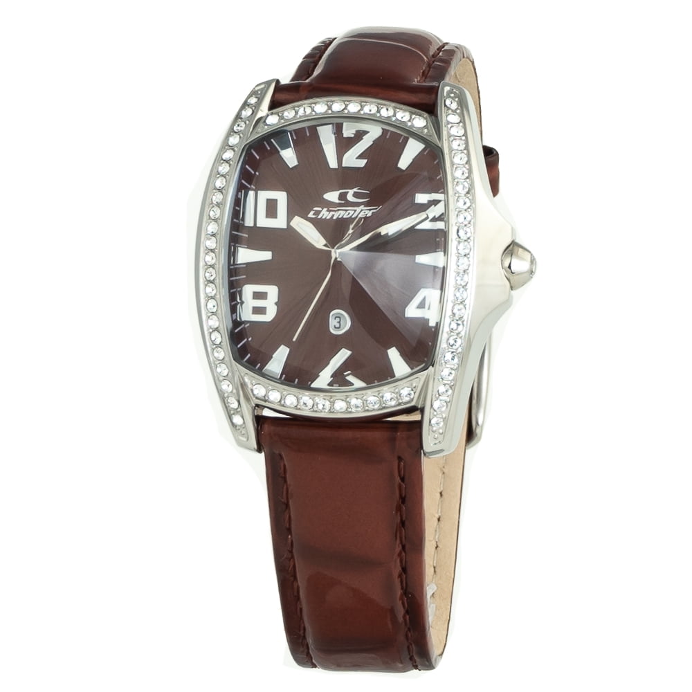 WATCH CHRONOTECH STAINLESS STEEL BROWN BROWN WOMEN CT7988LS 63 ...