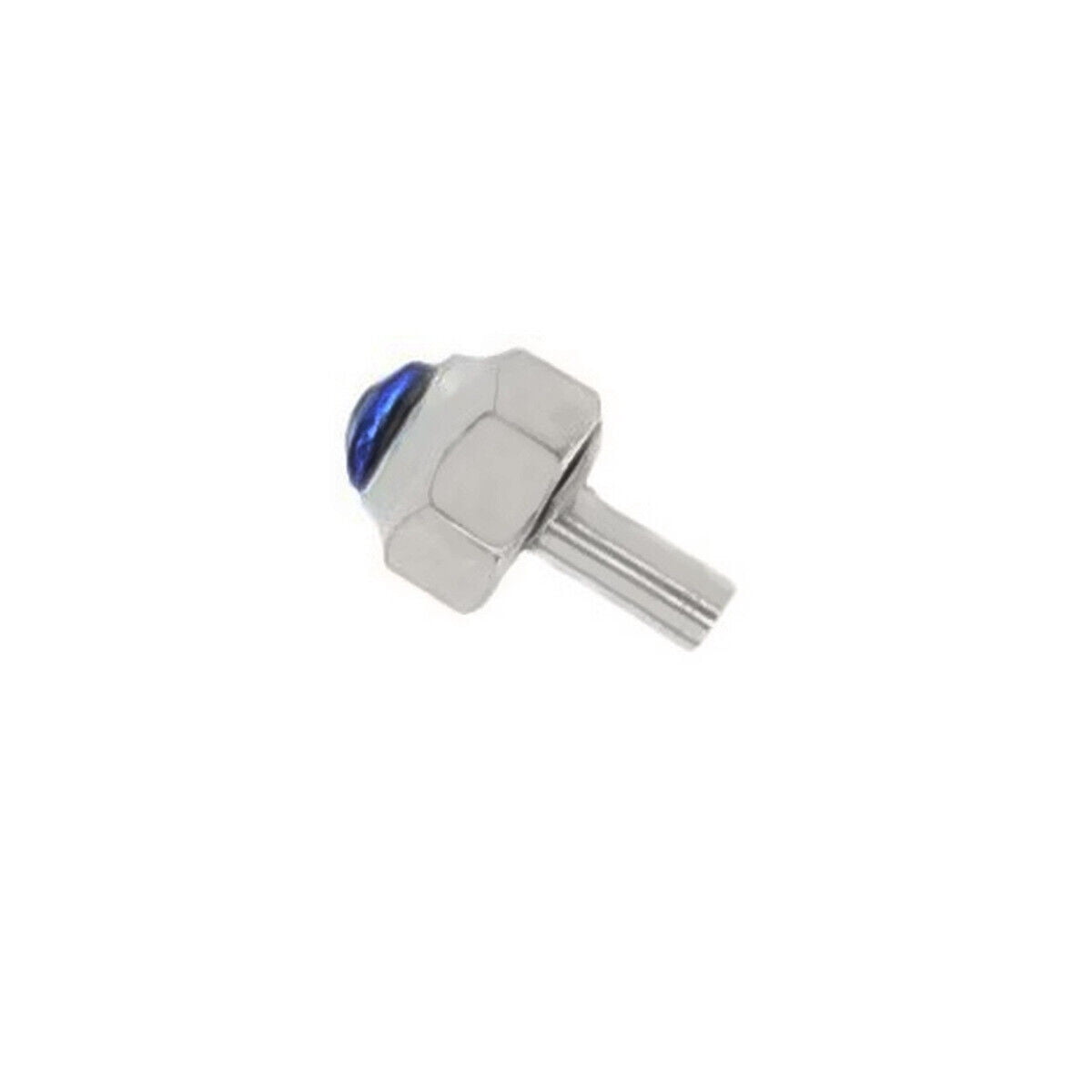 WATCH CROWN FIT CARTIER SANTOS TANK FRANCAISE 3.50MM STEEL SHINY BLUE ...