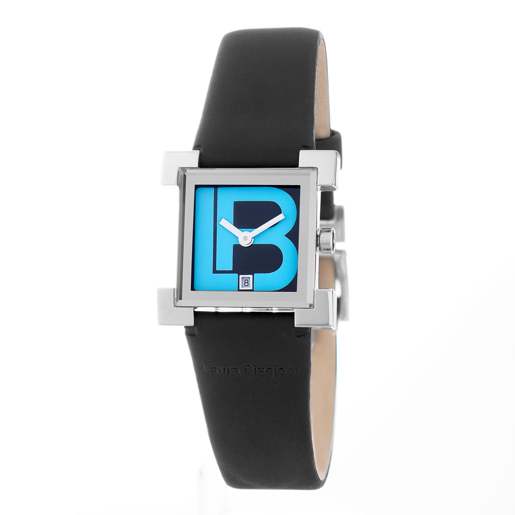 WATCH LAURA BIAGIOTTI STAINLESS STEEL BLACK / BLUE BLACK WOMEN LB0014L ...