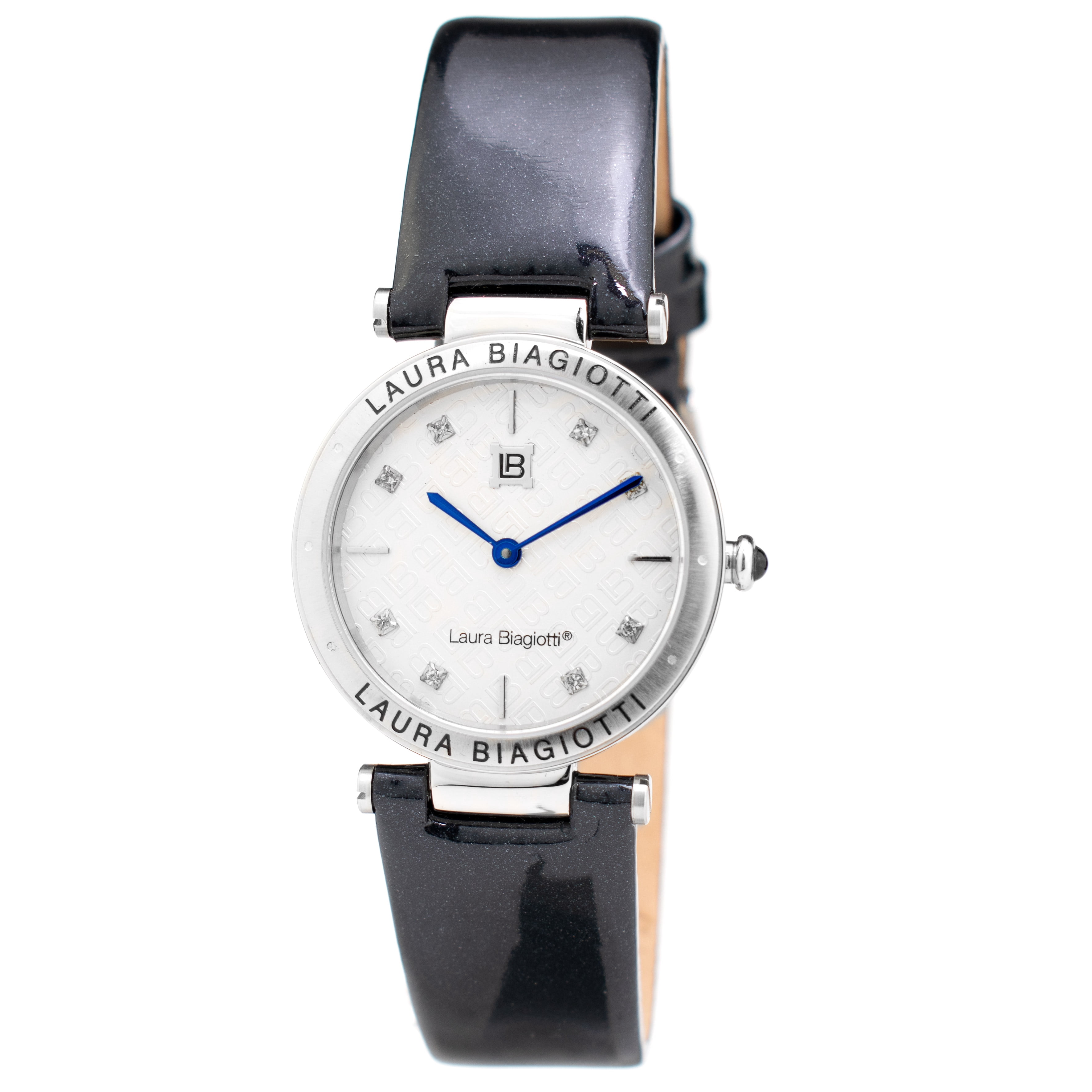 WATCH LAURA BIAGIOTTI STAINLESS STEEL SILVER BLACK WOMEN LB0012L 06 ...