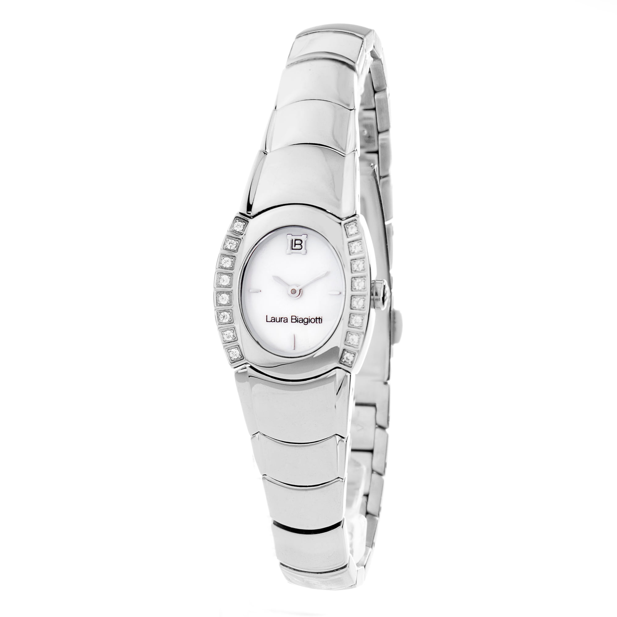 WATCH LAURA BIAGIOTTI STAINLESS STEEL SILVER SILVER WOMEN LB0020L 02Z ...