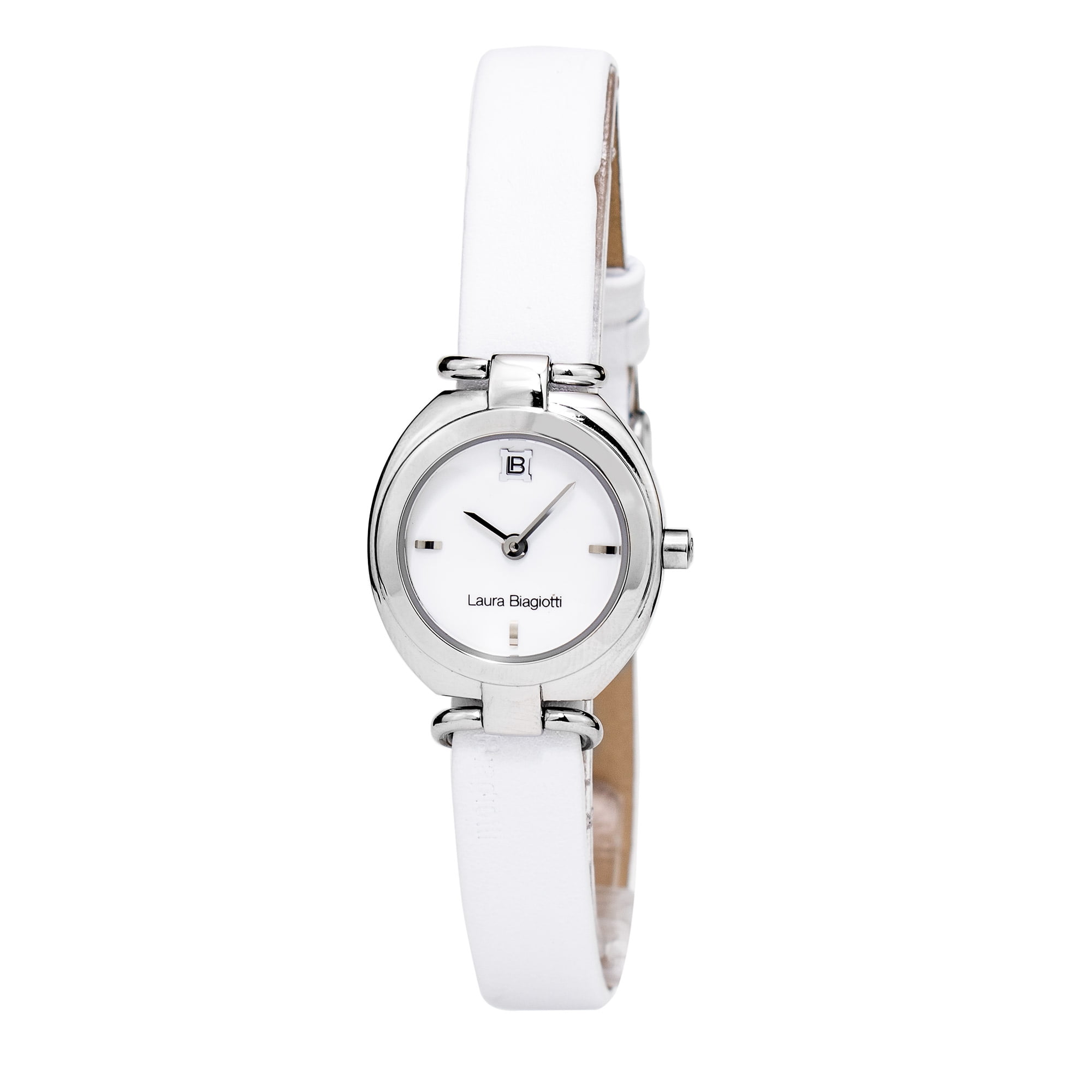 WATCH LAURA BIAGIOTTI STAINLESS STEEL WHITE WHITE WOMEN LB0019L 02 ...