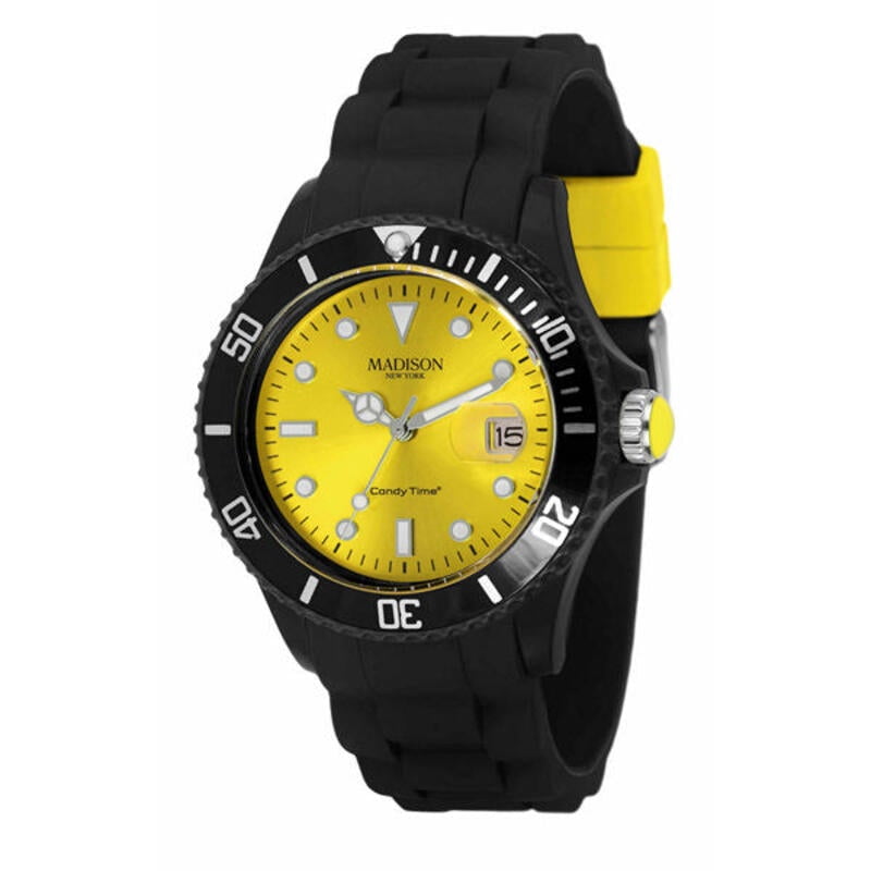 WATCH MADISON ACETATE BLACK BLACK UNISEX - MEN AND WOMEN U4486 02 ...
