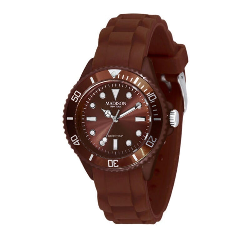 WATCH MADISON ACETATE BROWN CHOCO BROWN CHOCO UNISEX - MEN AND WOMEN ...