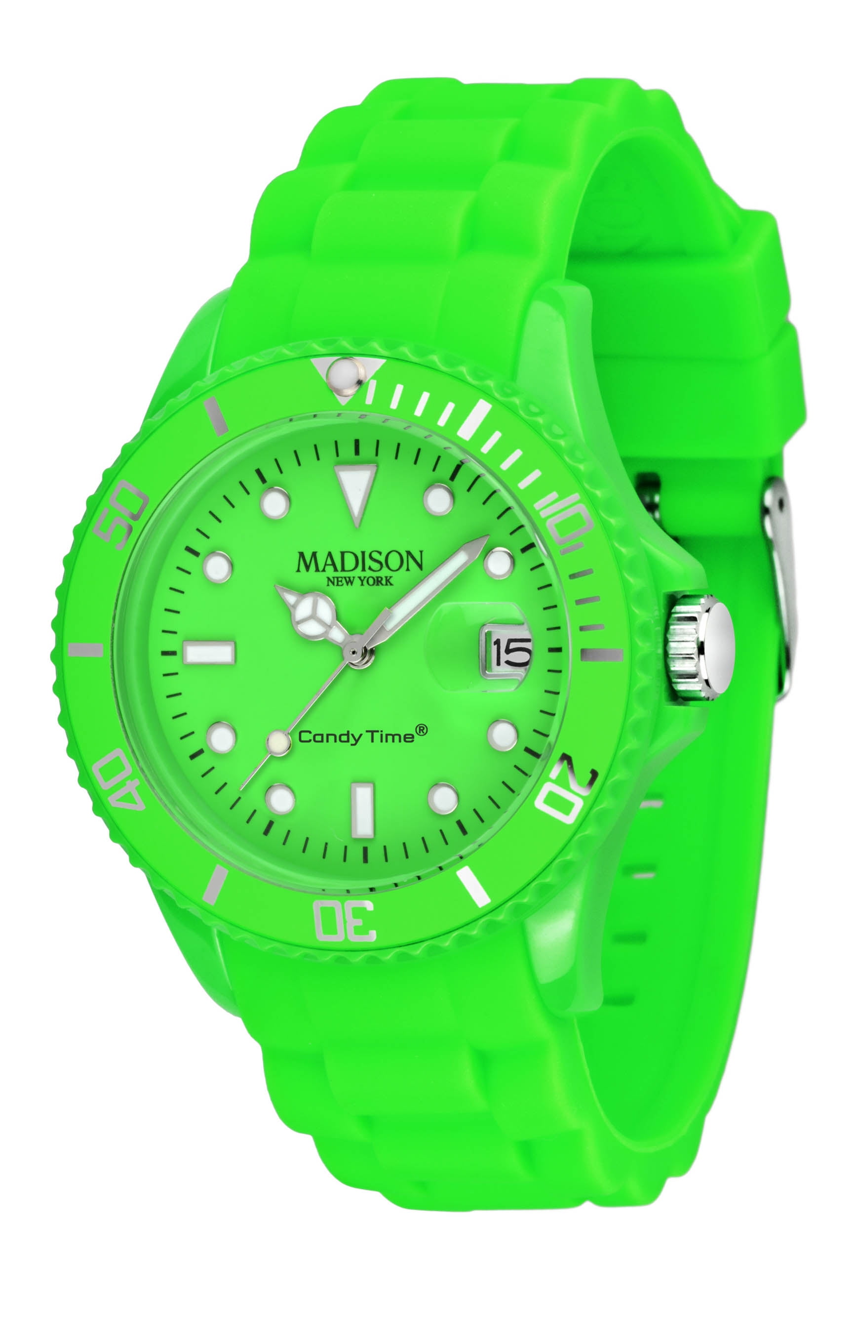 WATCH MADISON ACETATE CHILLON GREEN CHILLON GREEN UNISEX - MEN AND ...
