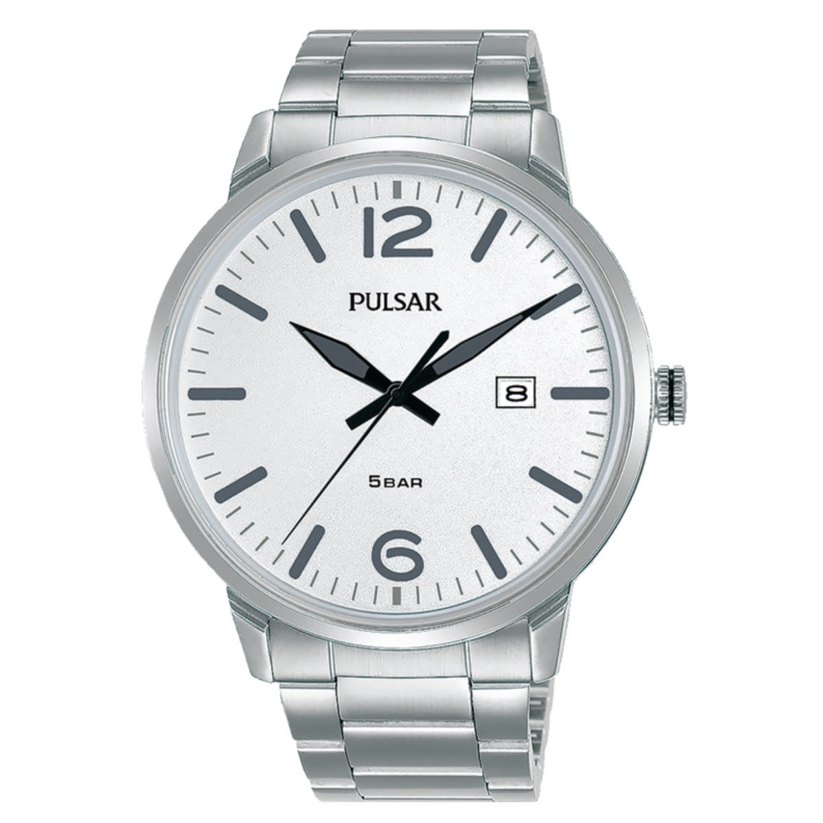 WATCH PULSAR STAINLESS STEEL SILVER SILVER MEN PS9683X1 - Walmart.com