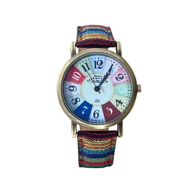 Watches For Women With Multicolour Rainbow Pattern (Women'S Watch ...