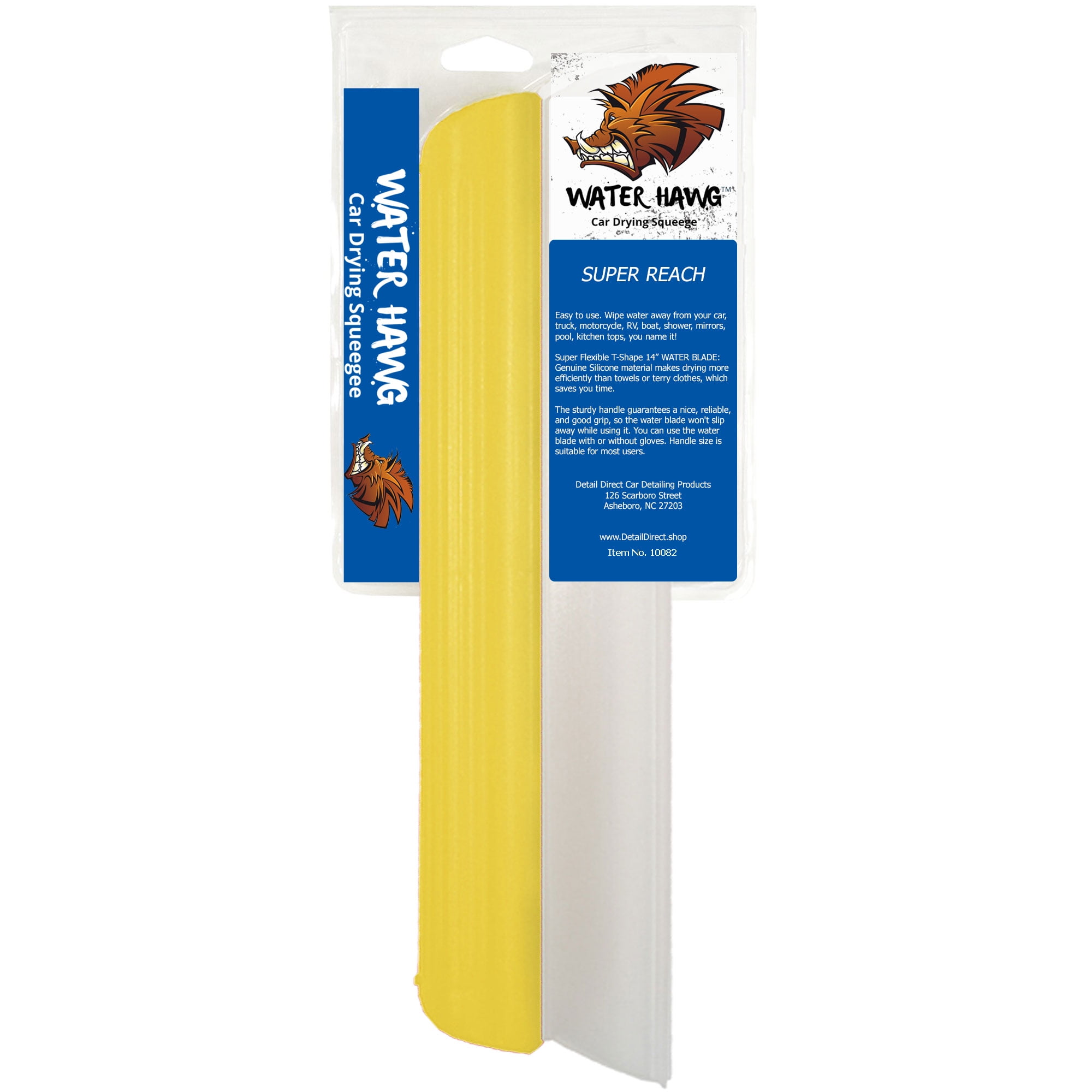 WATER HAWG Super Reach Car Drying Squeegee, 14 inch T-Bar Design ...