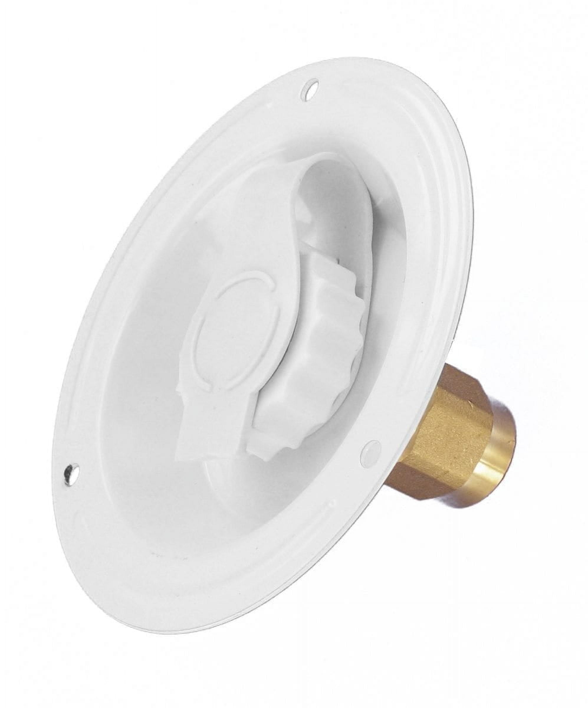 WATER INLET, METAL RECESSED FLANGE, WHITE, LEAD-FREE, BULK - Walmart.com