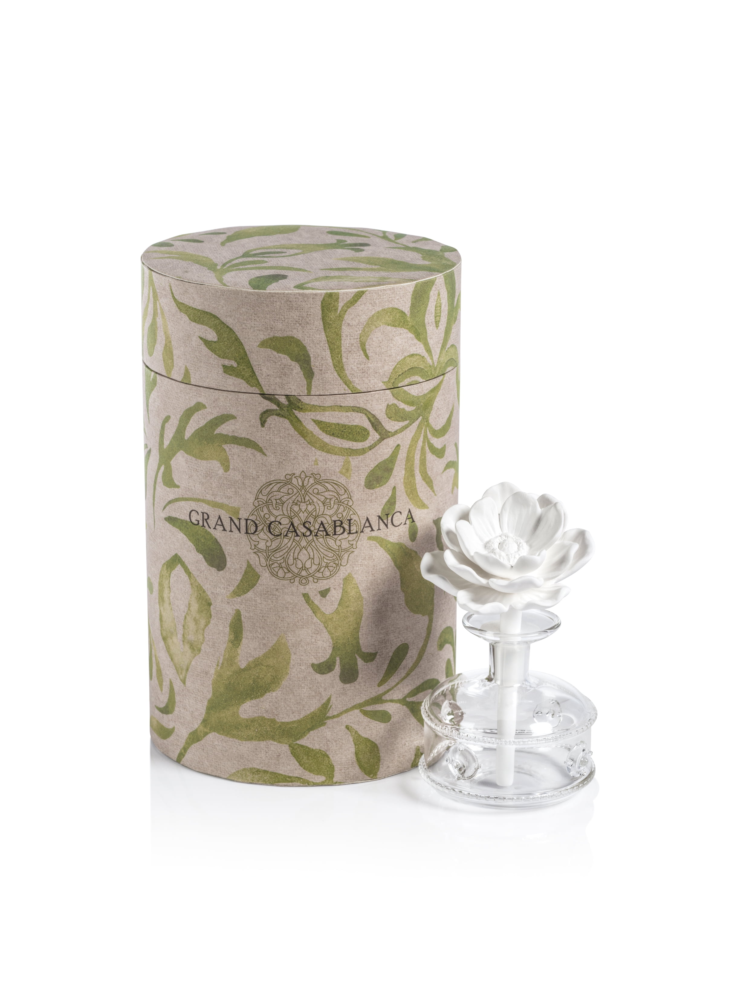 WATER LOTUS Zodax MINI Grand Casablanca Porcelain Diffuser - Walmart.com