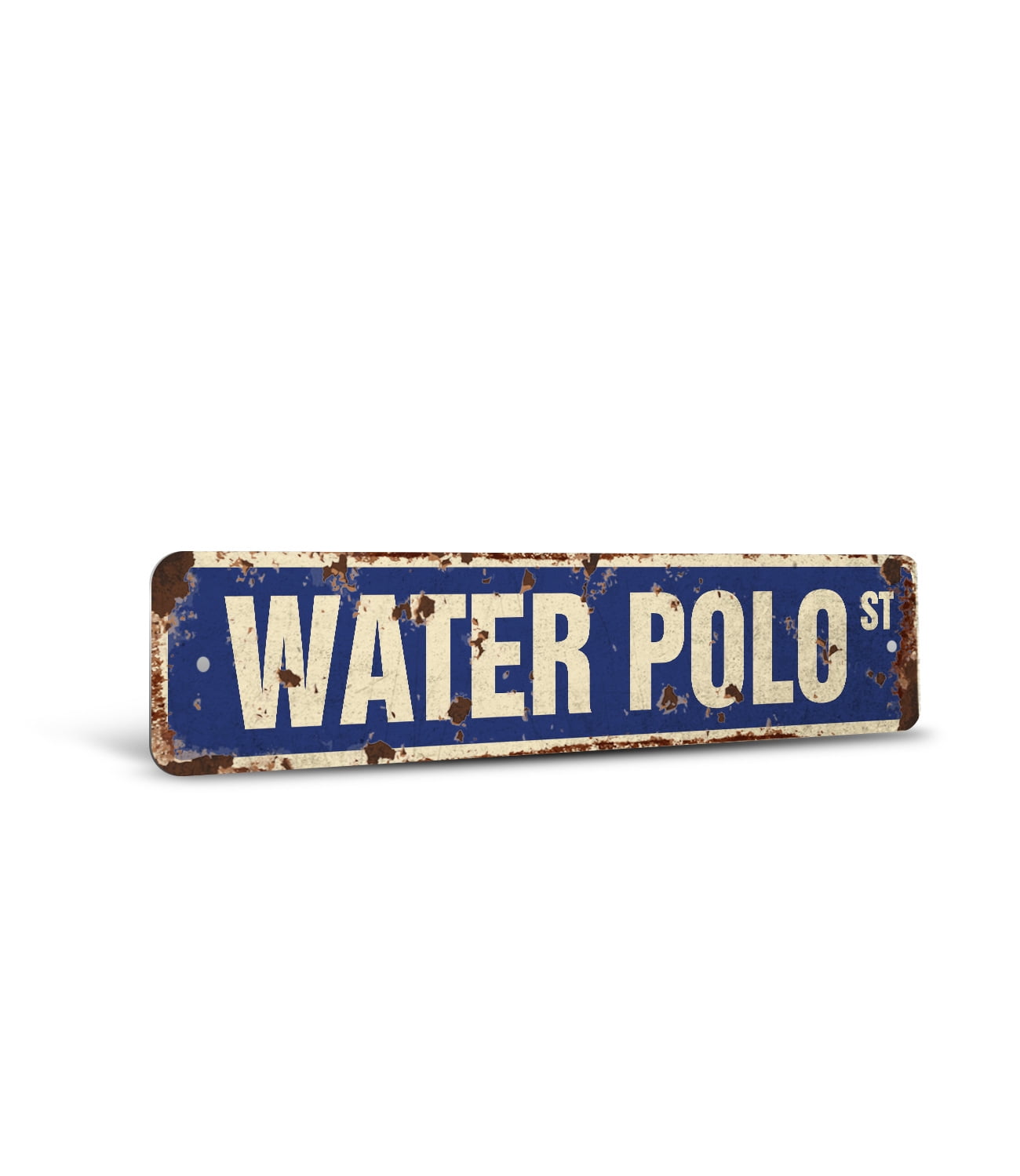 WATER POLO Vintage Style Rustic Street Sign – Team Sports Swim Game ...