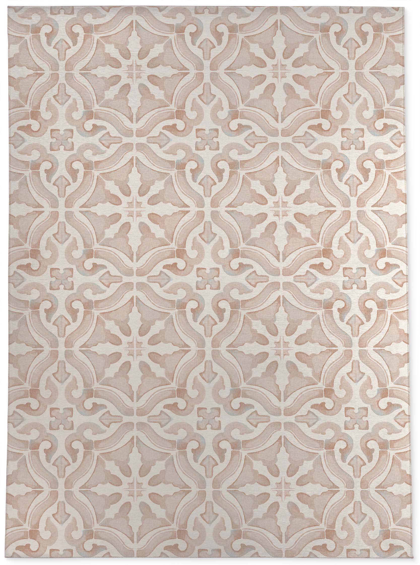 WATERCOLOR TILES TERRACOTTA Area Rug By Kavka Designs - Walmart.com