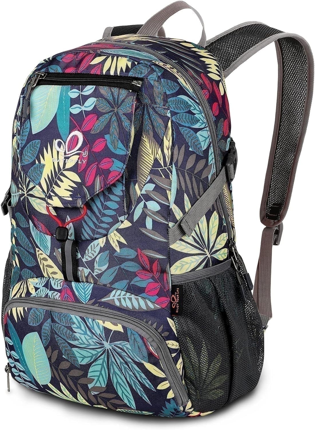 WATERFLY Unisex 20L Small Foldable Packable Travel Hiking Backpacks ...