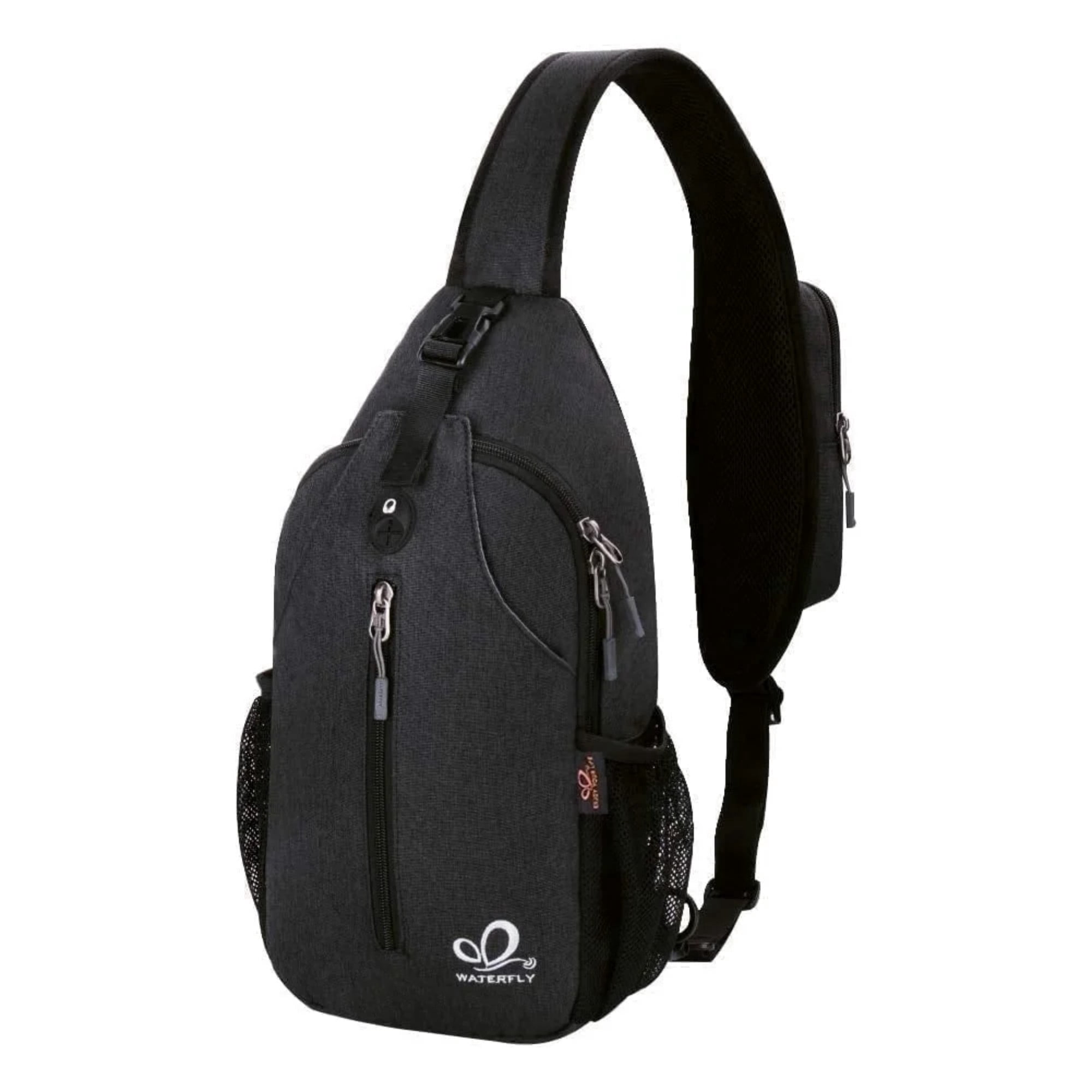 WATERFLY Lightweight Nylon Crossbody Sling Backpack: Unisex Adult ...