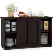 Crosley Furniture Tara 3-Piece Sideboard And Pantry Set- Sideboard & 2 ...