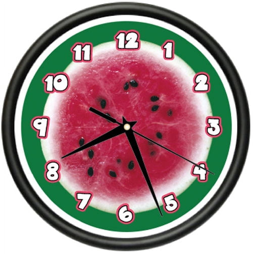 WATERMELON Wall Clock kitchen decor home fruit gift - Walmart.com