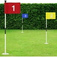 WATSY Mini Putting Green Flags, Golf Flagstick Numbers Set, 2-Section ...