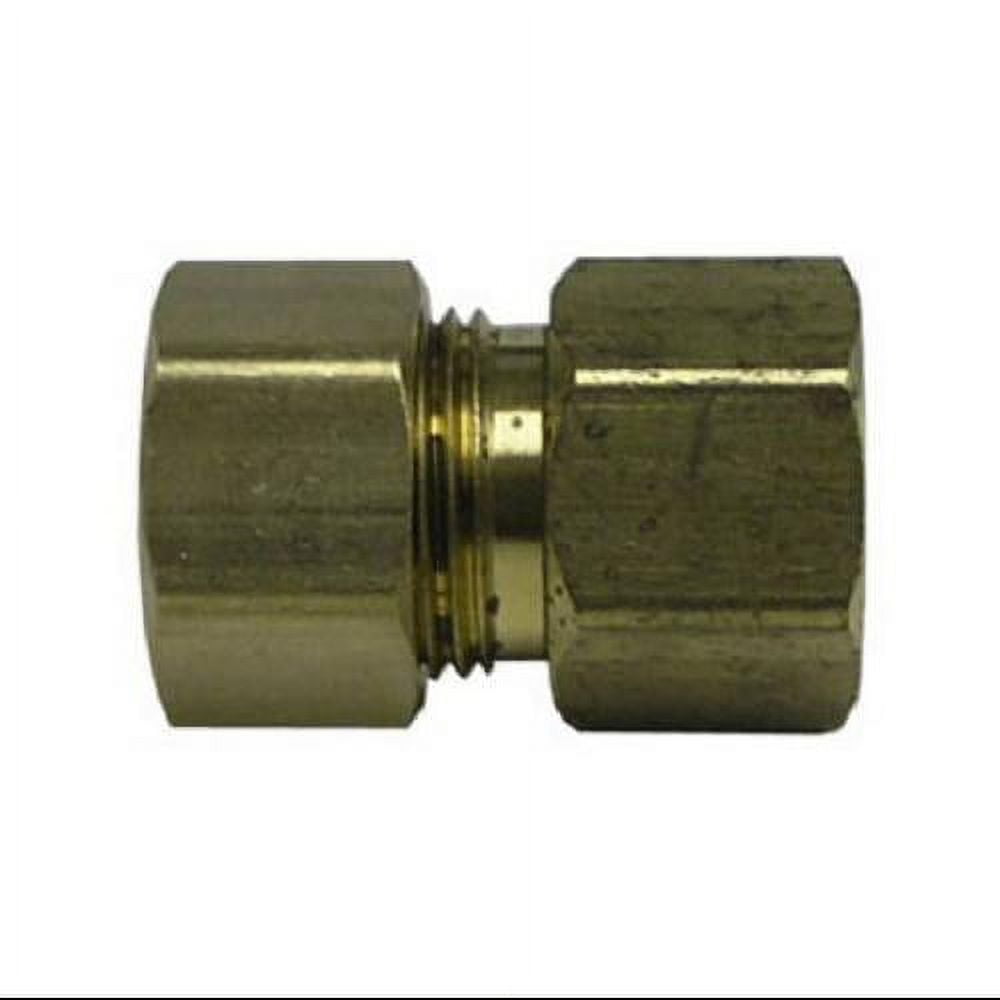 WATTS BRASS & TUBULAR Flare Adapter, 3/8 Compression x 3/8-In. Fine ...