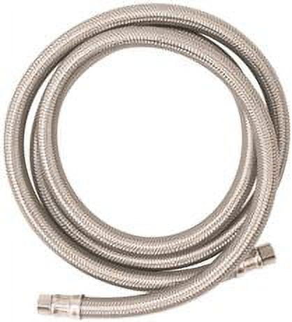 WATTS ICE MAKER CONNECTOR SUPPLY LINE, 1/4" COMPRESSION X 1/4 ...