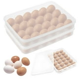 WATUNID 2 Pack Deviled Egg Containers with Lid for Fridge, Portable Egg ...