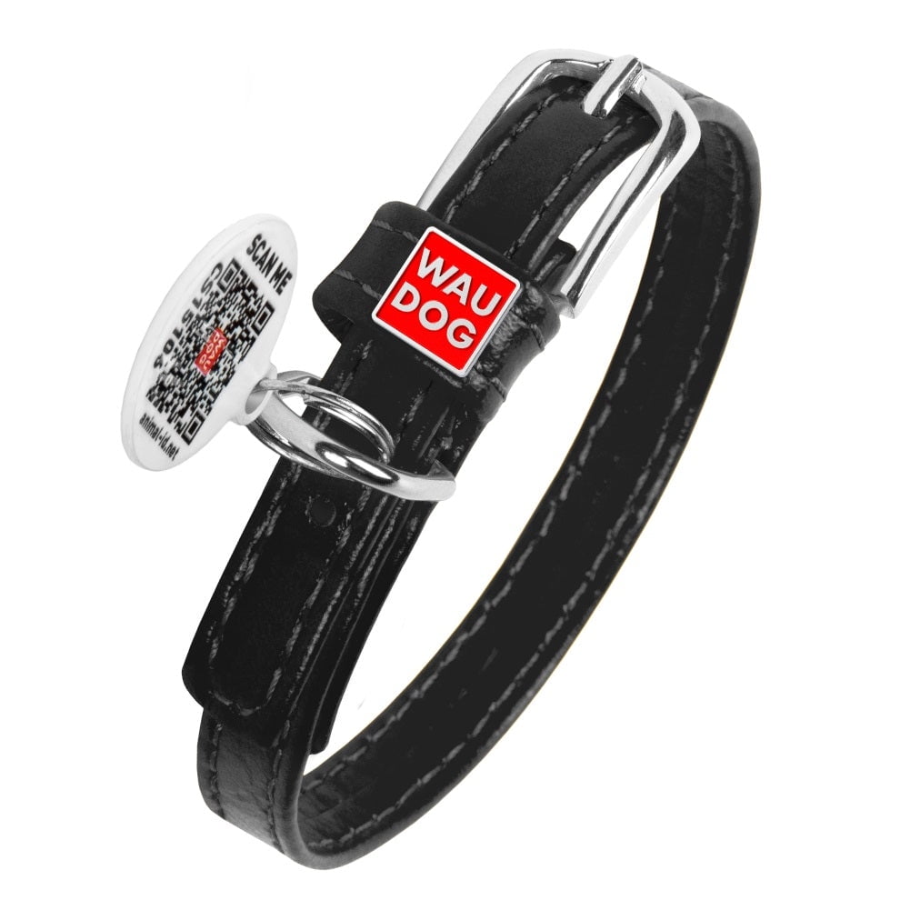WAUDOG Glamour Plus Soft Leather Dog Collar | Dog Collars for Small ...