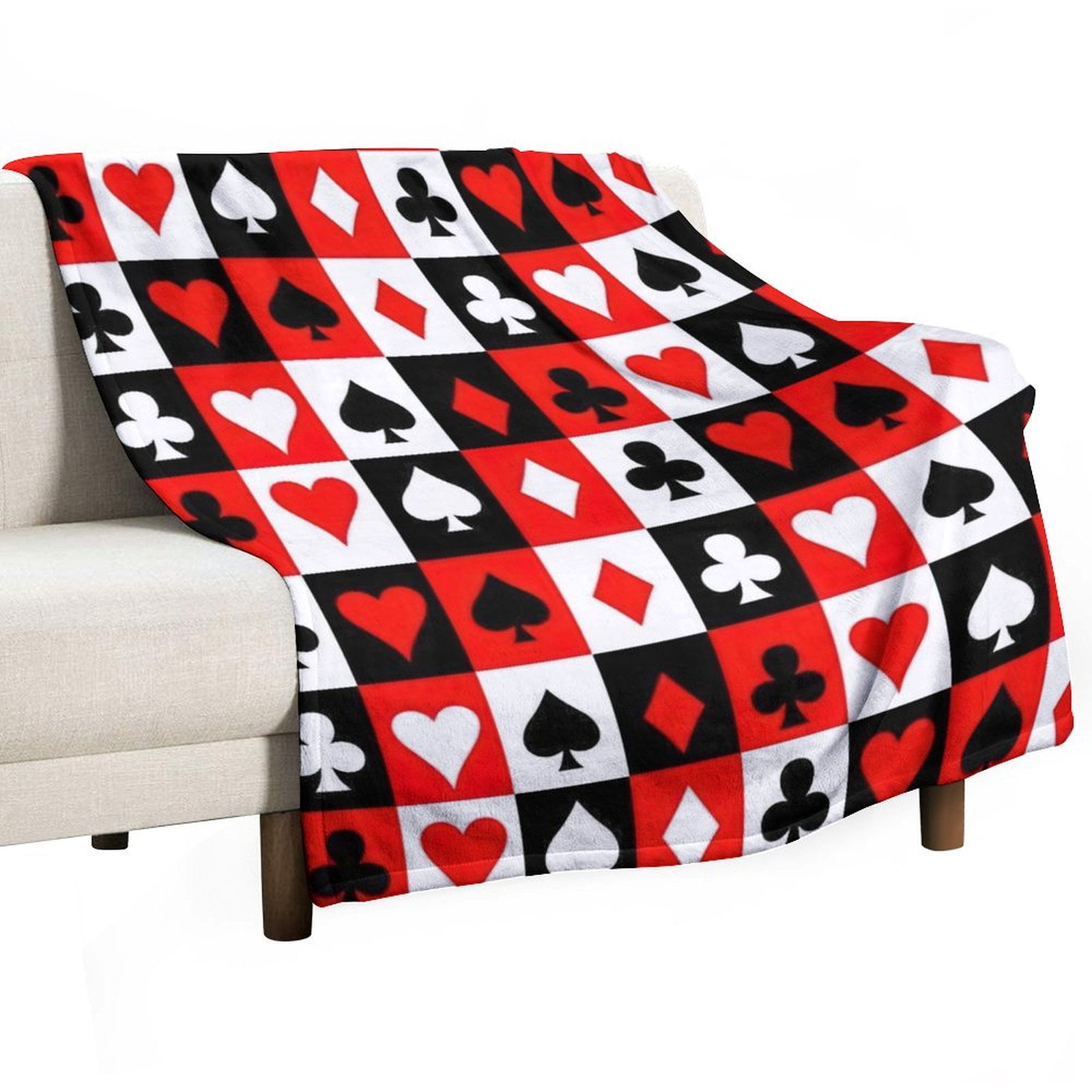 WAUOEMY Alice in Wonderland Throw Blanket Soft Blanket Sofa for ...