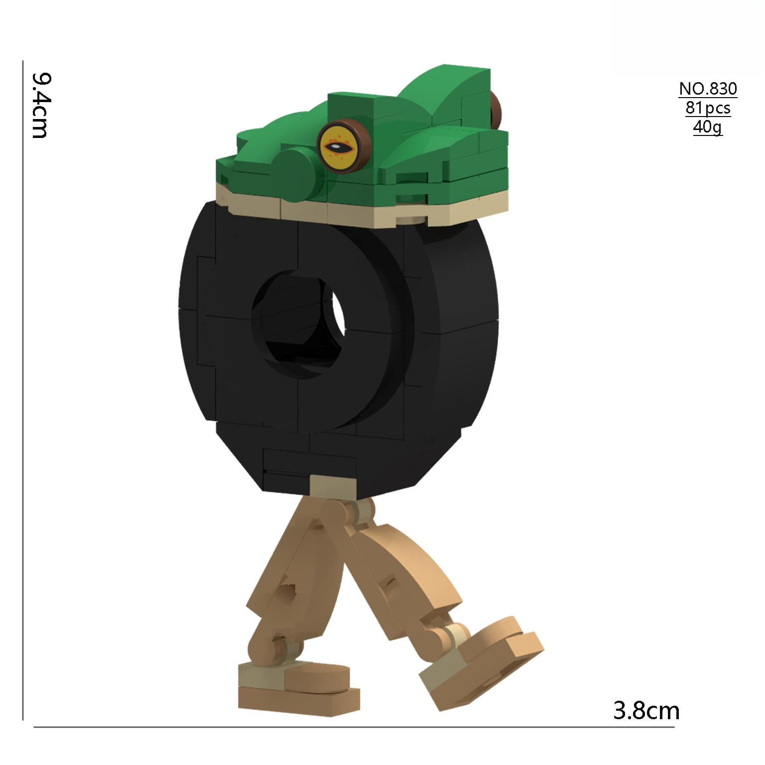 WAUOEMY Brainrot Building Block Set, Tralalero Tralala Building Block ...