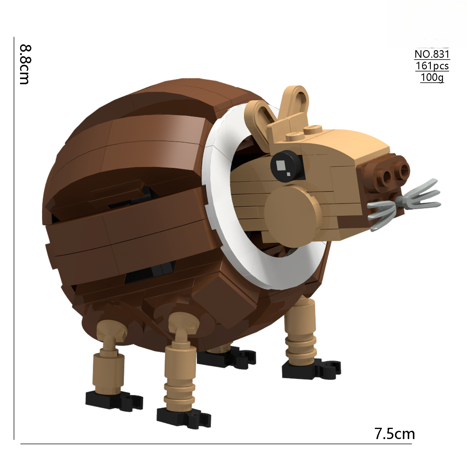 WAUOEMY Brainrot Building Block Set, Tralalero Tralala Building Block ...