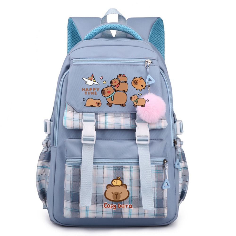 WAUOEMY Cartoon Capybara Lightweight Waterproof Backpack for Women ...