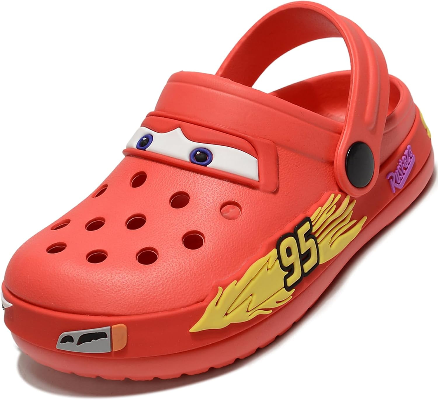 WAUOEMY Kids Cars Clog Sandal Waterproof Slip-On Slides for Boys ...