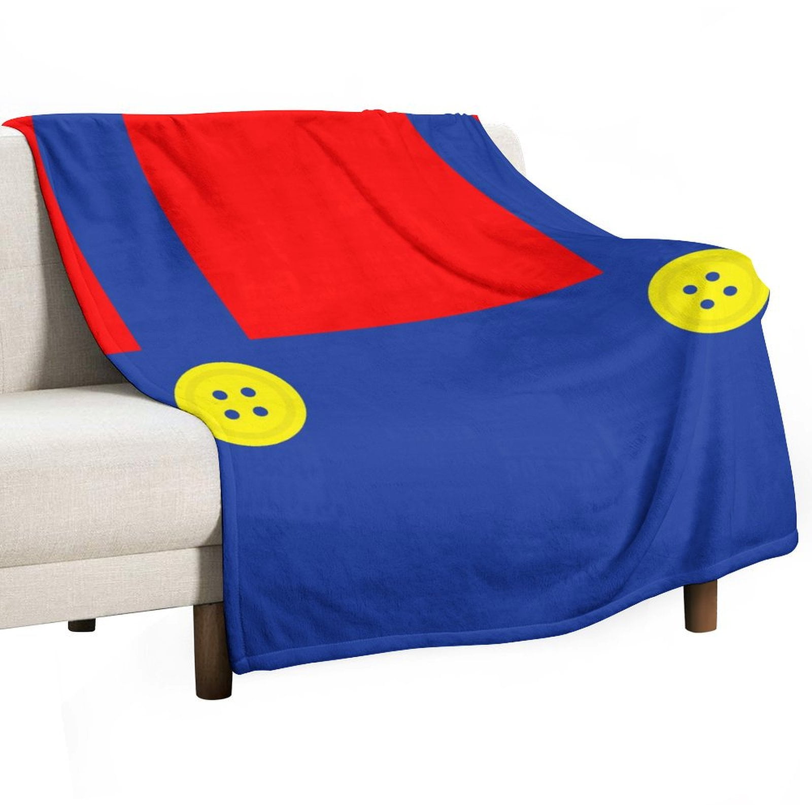 WAUOEMY Super Mario Throw Blanket Beach Blanket Sofa for Christmas ...