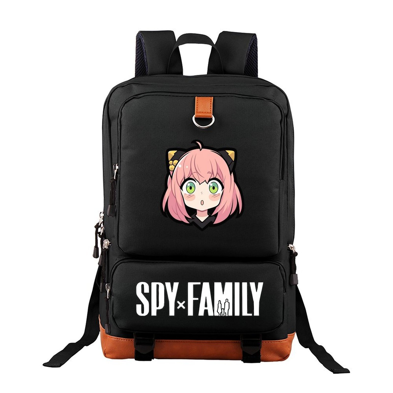 WAUOEMY Women Cute Spy X Family Anime Backpack 2D Printed Business ...