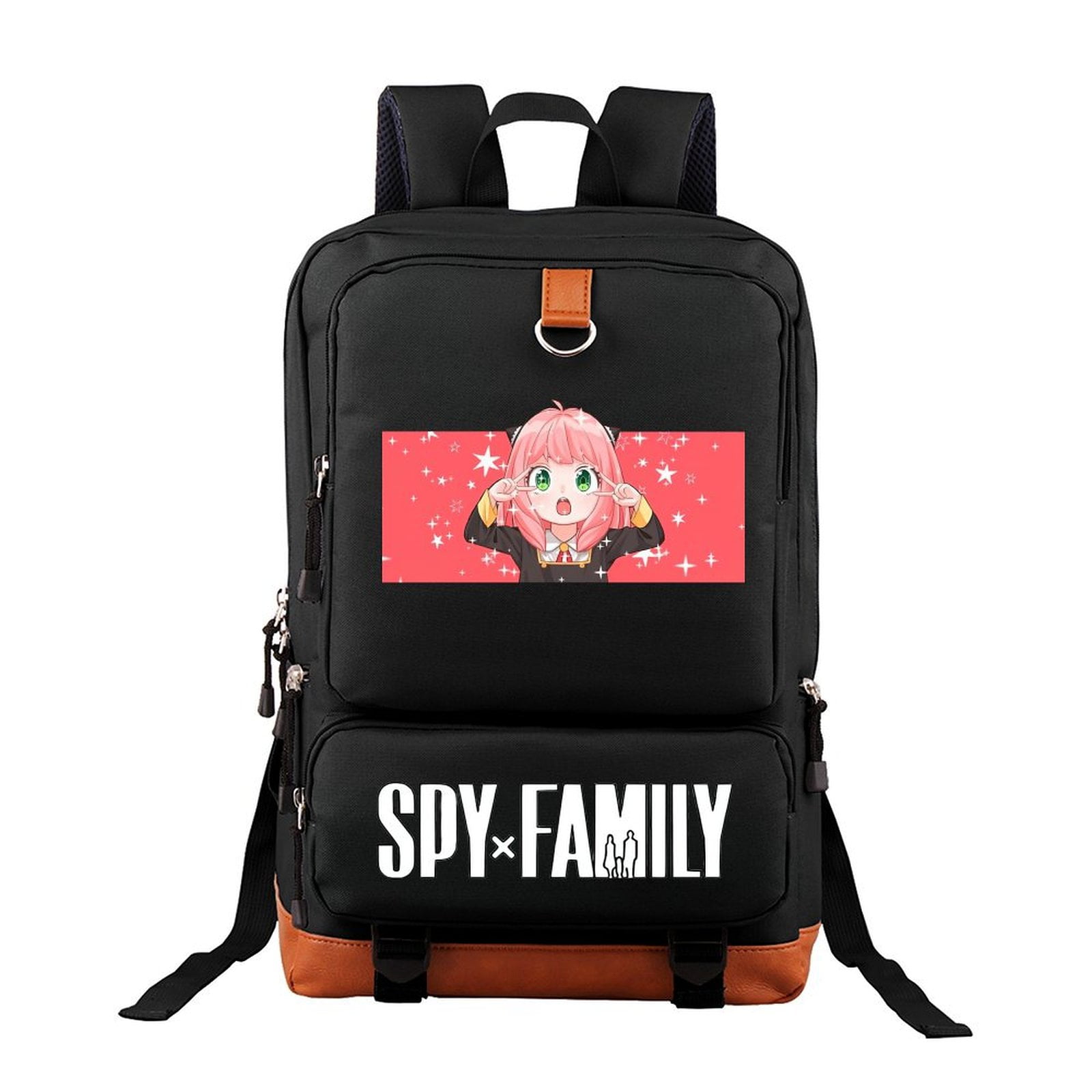 WAUOEMY Women Cute Spy X Family Anime Backpack 2D Printed Business ...