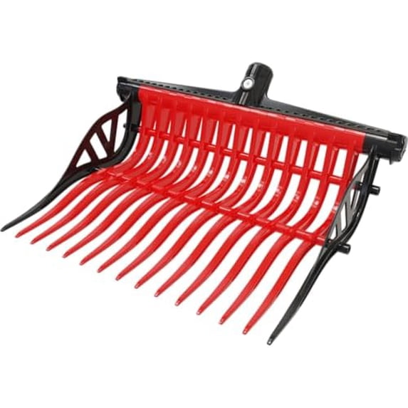 WAVE FORK byFARM & RANCH| Manure Fork Replacement Head| DURABLE TINES ...